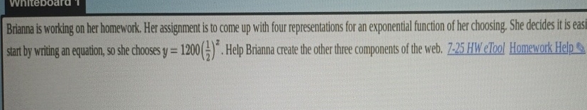 Solved Brianna is working on her homework. Her assignment is | Chegg.com