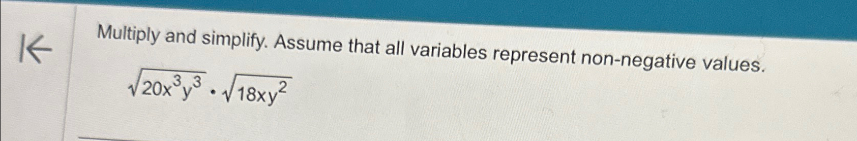 Solved Multiply and simplify. Assume that all variables | Chegg.com