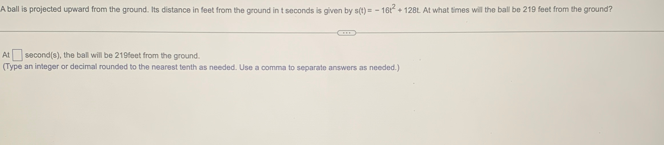 Solved A ball is projected upward from the ground. Its | Chegg.com