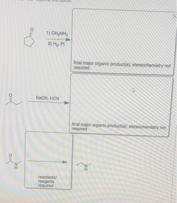 Solved reactants/ reagents required | Chegg.com