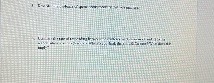 Solved Compare the graphs of the sessions and describe any | Chegg.com