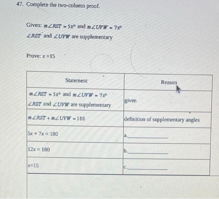 Solved 44. The dashed-line triangle is a dilation image of | Chegg.com