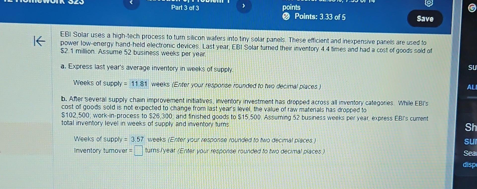 EBI Solar uses a high-tech process to turn silicon | Chegg.com