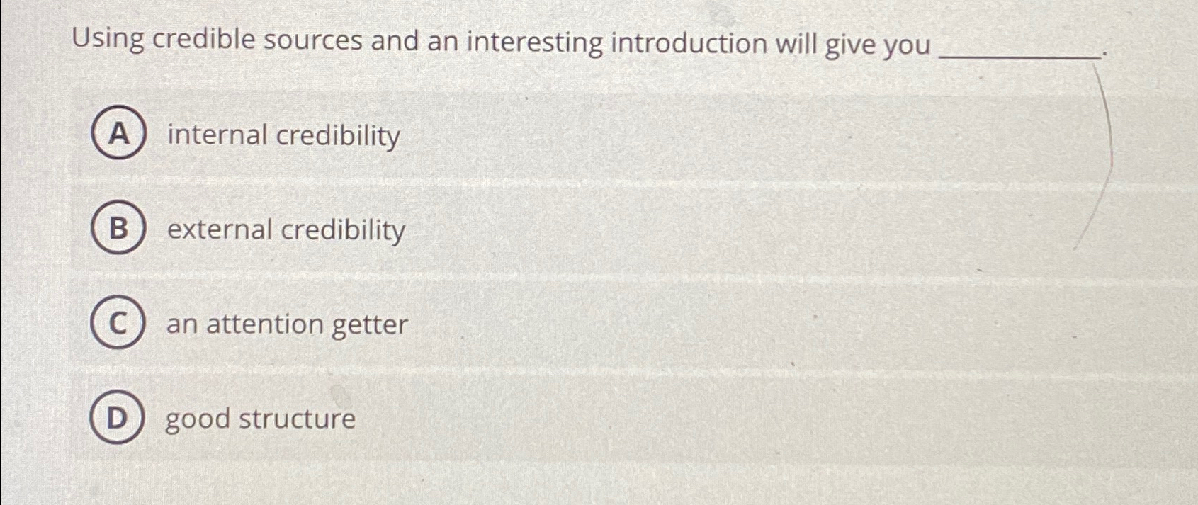 Solved Using credible sources and an interesting | Chegg.com