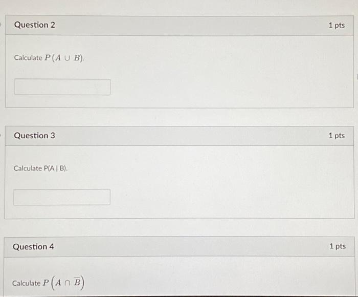 Solved All questions refer to the following Venn diagram. | Chegg.com
