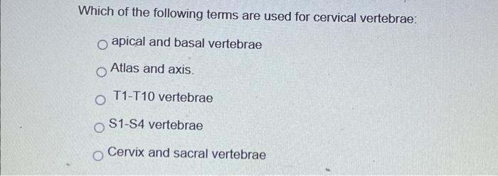 Solved The three prominent bony markings on the outer | Chegg.com
