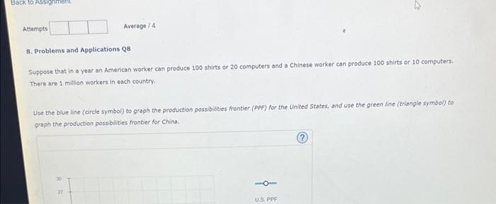 Solved Back to Assignment Attempts Average/4 8. Problems and | Chegg.com