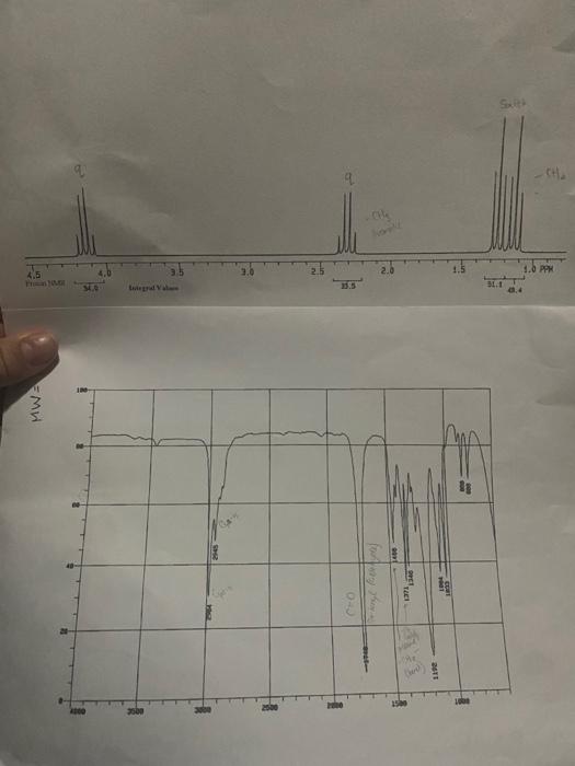 Solved Summarize the NMR and IR spectra data to include | Chegg.com
