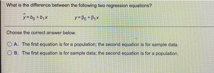 Solved What is the difference between the following two | Chegg.com