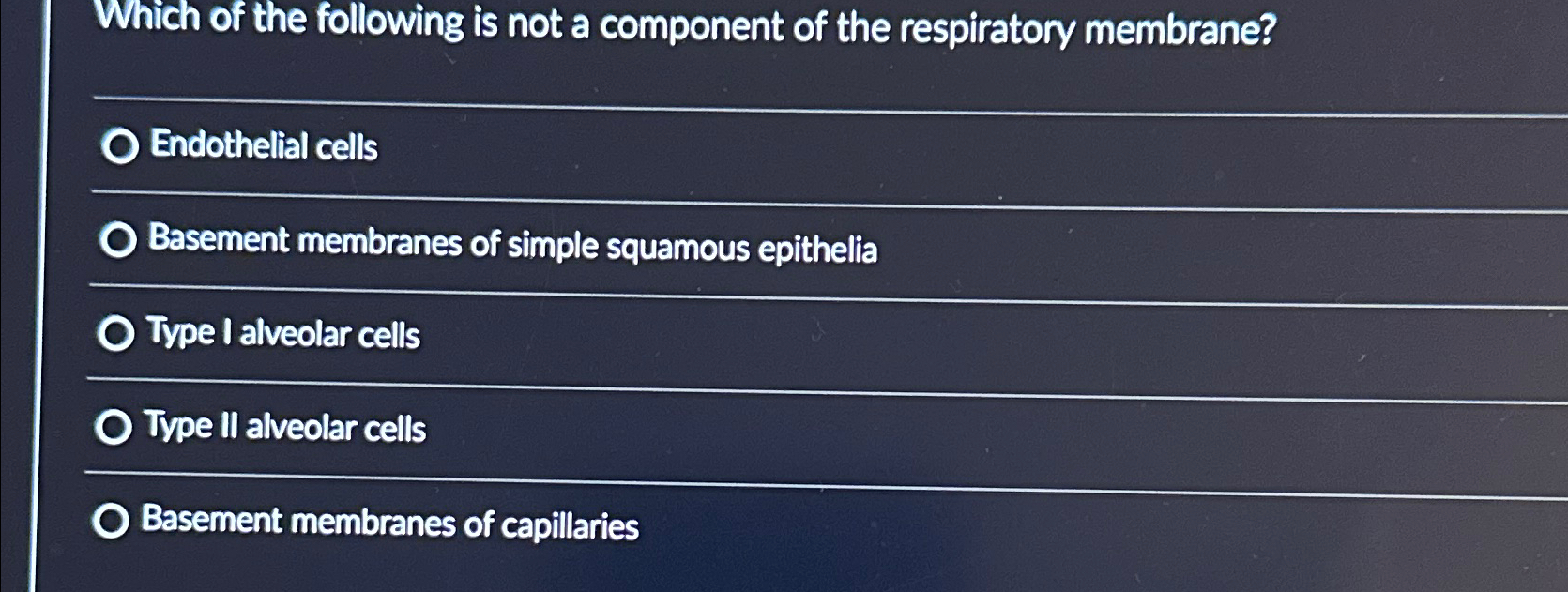 Solved Which of the following is not a component of the | Chegg.com