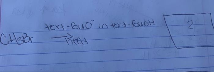 Solved 2 tert-Buo in tert-Buch CH3Br heat | Chegg.com