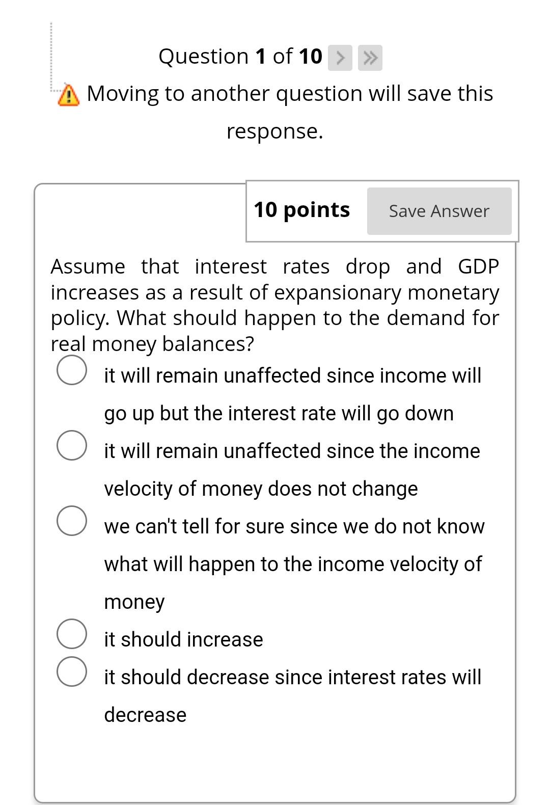 Solved Question 1 Of 10 Moving To Another Question Will Save