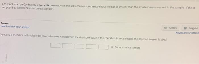 Solved Construct A Sample With At Least Two Different 