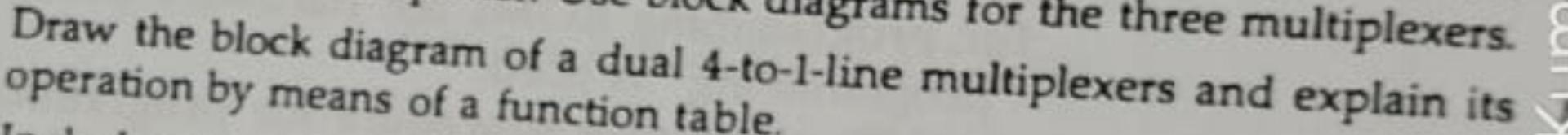 Solved Draw the block diagram of a dual 4-to-1-line | Chegg.com