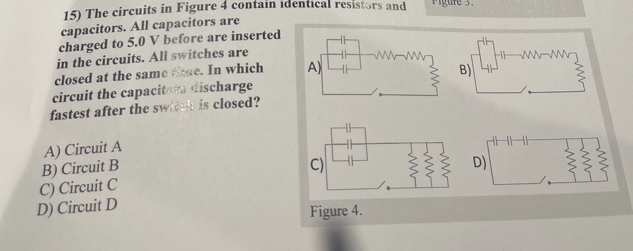 Solved The circuits in Figure 4 ﻿contain identical resistors | Chegg.com
