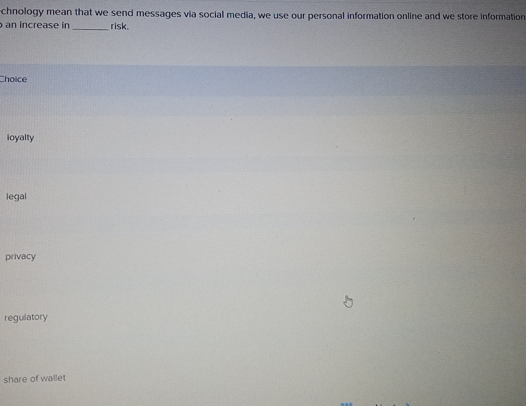 Solved technology mean that we send messages via social | Chegg.com