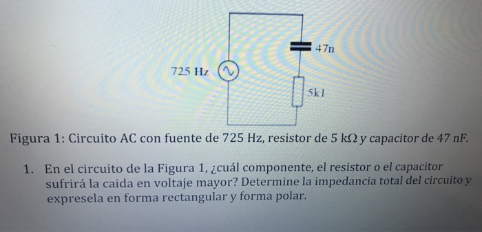 Solved a) Which component suffers the highest voltage fall? | Chegg.com
