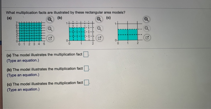 Solved What multiplication facts are illustrated by these | Chegg.com