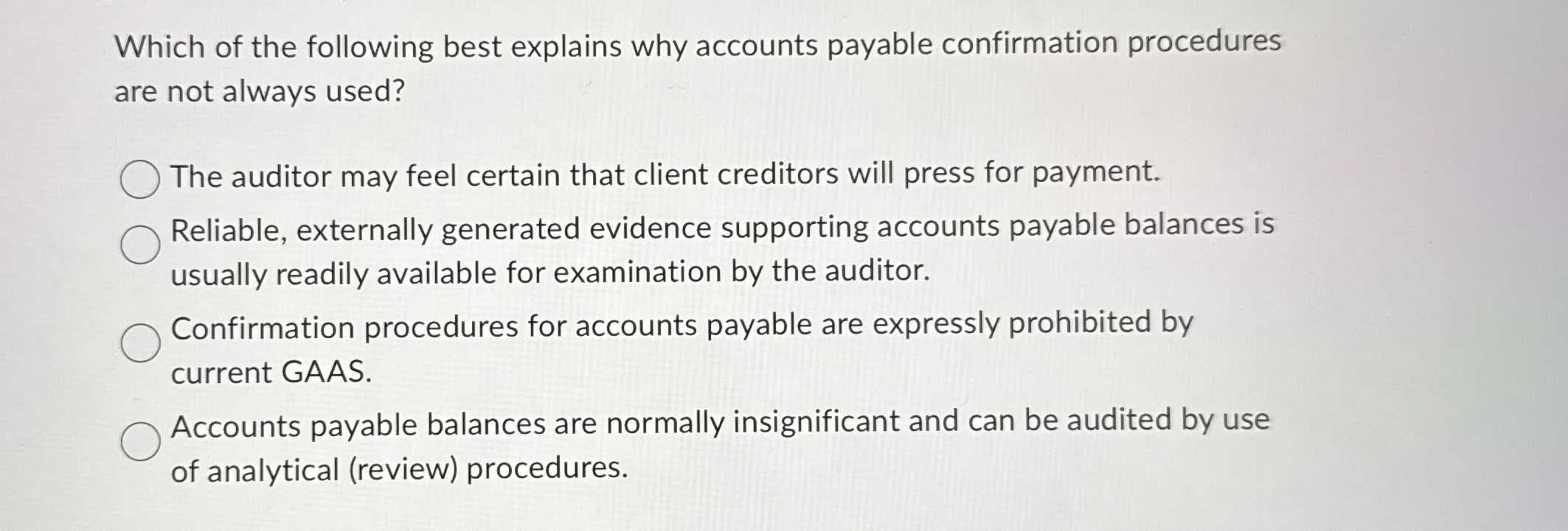 Solved Which of the following best explains why accounts | Chegg.com