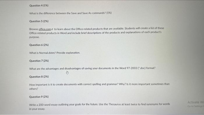 Solved What is the difference between the Save and Save As | Chegg.com