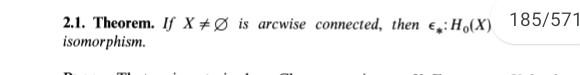 Solved 2.1. Theorem. If x # is arcwise connected, then e | Chegg.com