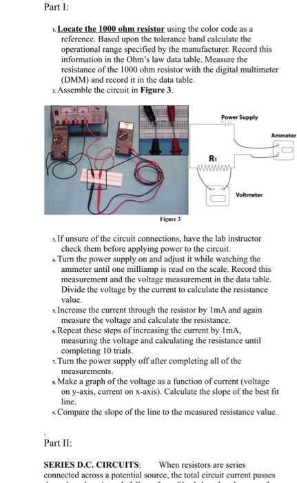 Solved E4a: Simple D.C. Circuits Introduction: An oft | Chegg.com