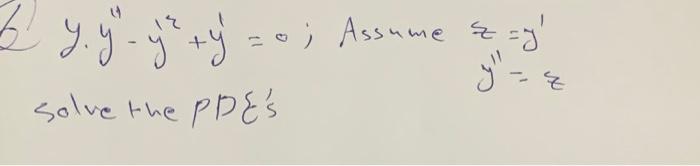 Solved 3. У.у.учку со solve the PDE's = 0; Assume ==y у"-ч и | Chegg.com