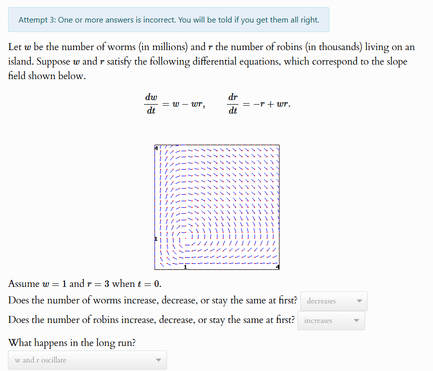 Solved Attempt 3: One or more answers is incorrect. You will | Chegg.com