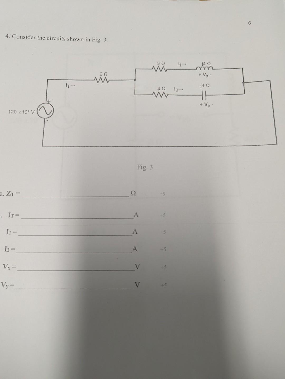 Solved 4. Consider the circuits shown in Fig. 3. Fig. 3 a. | Chegg.com