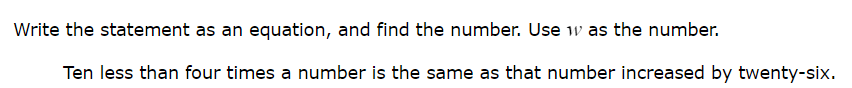 Solved Write the statement as an equation, and find the | Chegg.com