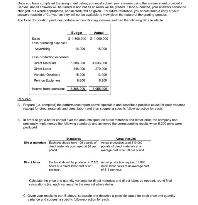 Once you have completed the assignment below, you | Chegg.com