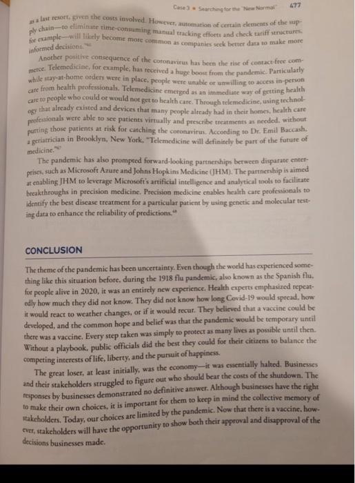 you will be responding to the Discussion Questions | Chegg.com