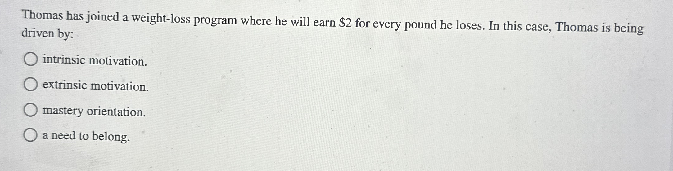 Solved Thomas has joined a weight-loss program where he will | Chegg.com