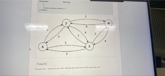 Solved 63 Consider the network in the figure. Use distance | Chegg.com