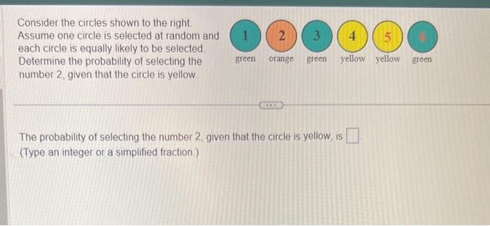 Solved Consider the circles shown to the right. Assume one | Chegg.com