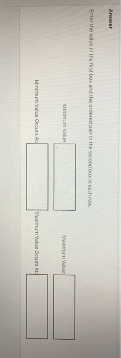 Solved Find the minimum and maximum values of the objective | Chegg.com