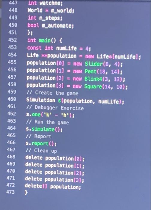 Solved Part 1: Organize the code (85%) : Following what we | Chegg.com