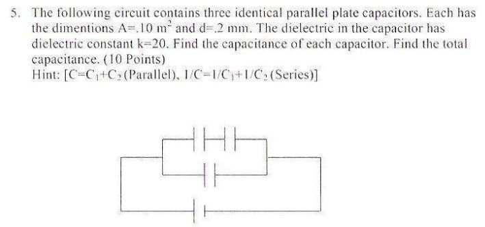 Solved The following circuit contains three identical | Chegg.com