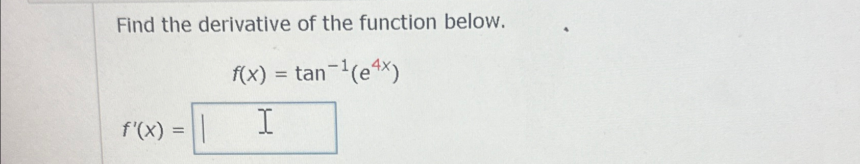 Solved Find the derivative of the function | Chegg.com