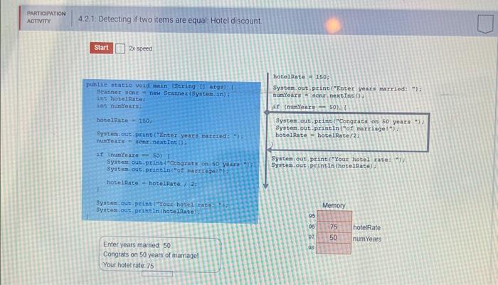 Solved 4.2 Detecting equal values with branches Detecting if | Chegg.com