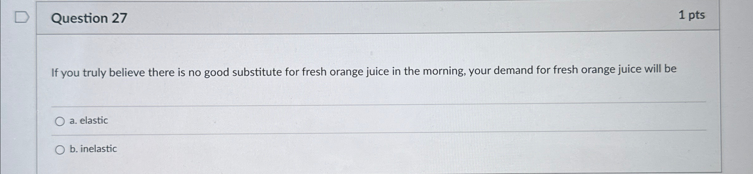 Solved Question 271 ﻿ptsIf you truly believe there is no | Chegg.com