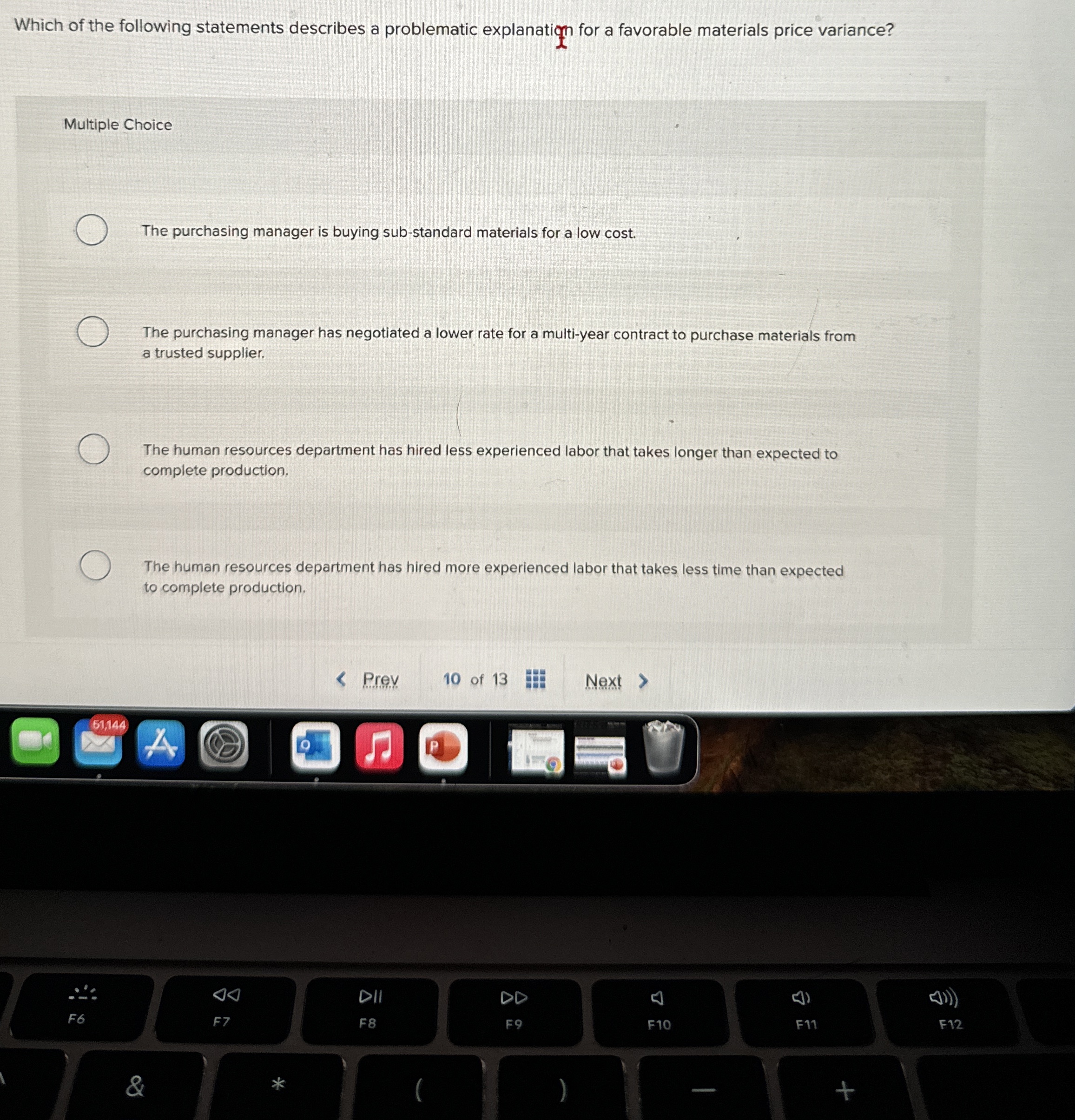 Solved Which of the following statements describes a | Chegg.com