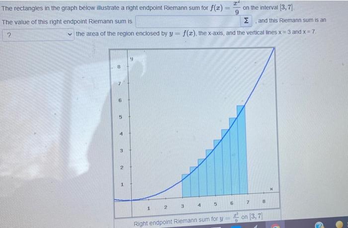 Solved (1 point) The rectangles in the graph below | Chegg.com