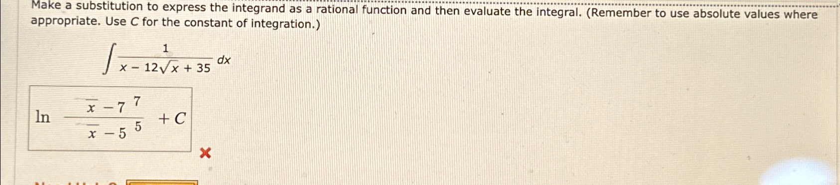 Solved Make a substitution to express the integrand as a | Chegg.com