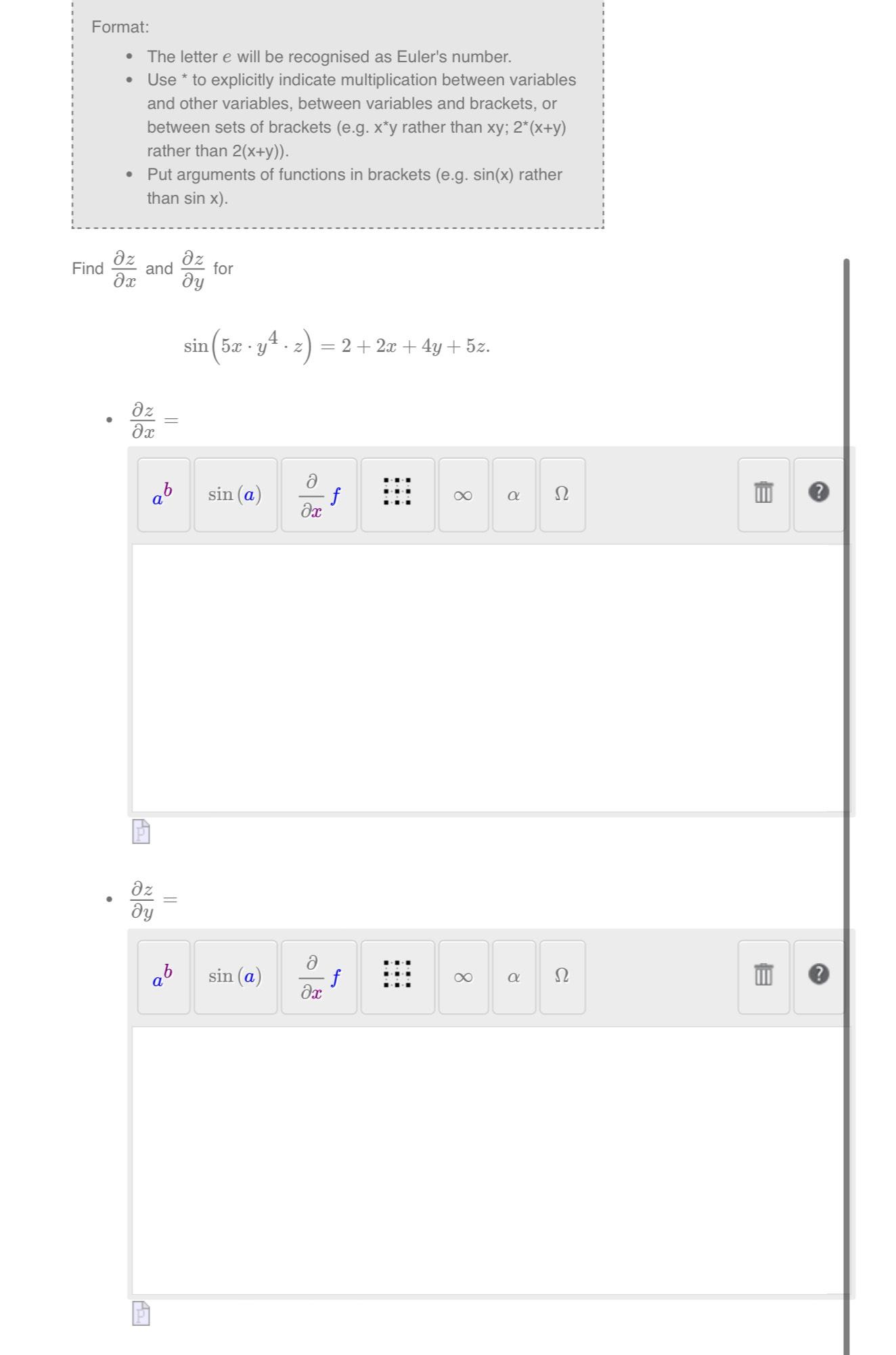 Solved Format:The letter e ﻿will be recognised as Euler's | Chegg.com