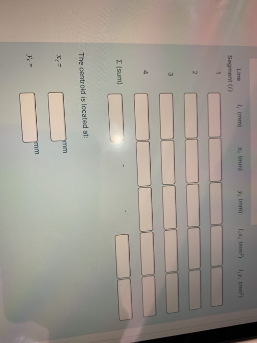 Solved Given the bent line in the figure below with the | Chegg.com
