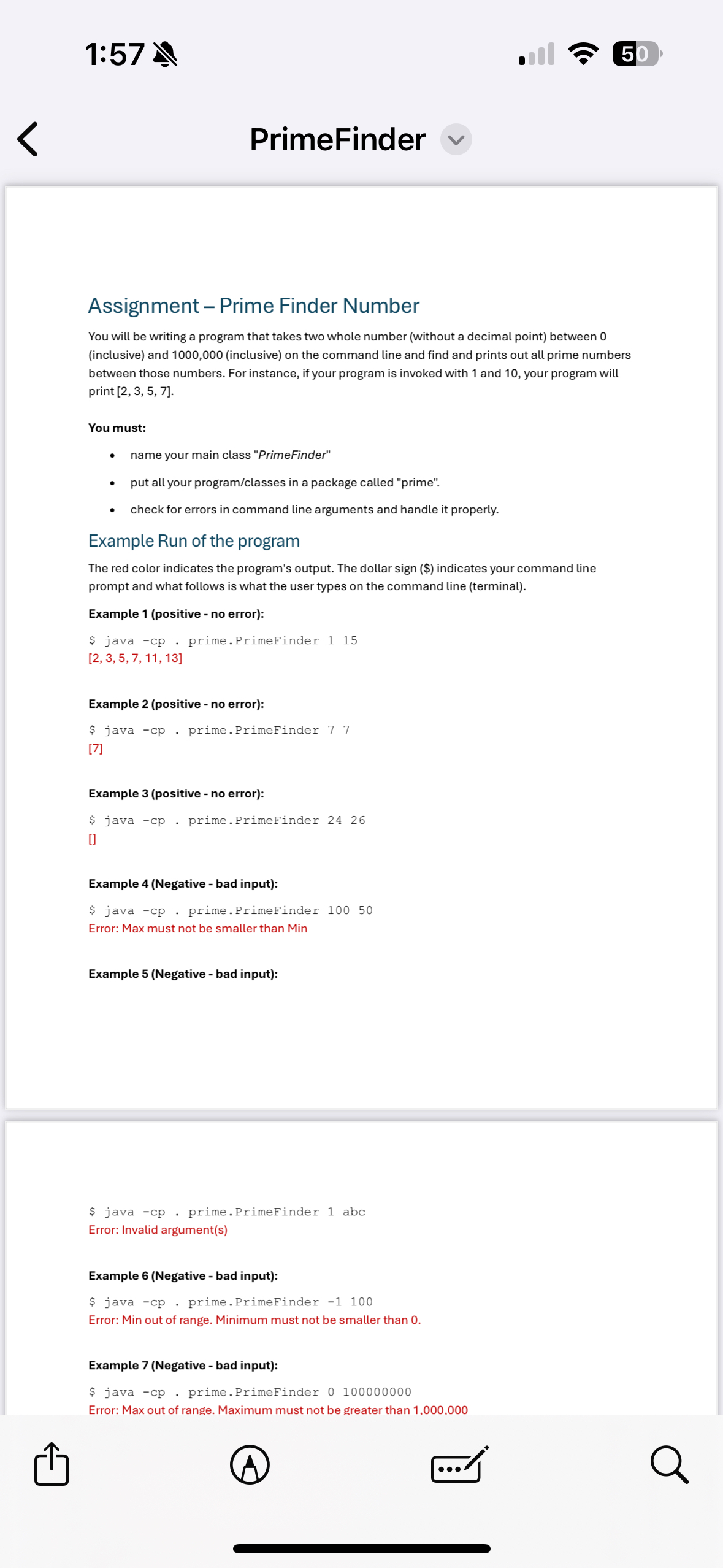 PrimeFinderAssignment - ﻿Prime Finder NumberYou will | Chegg.com
