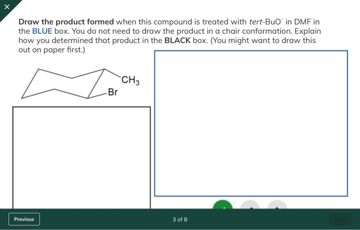 Solved Draw the product formed when this compound is treated | Chegg.com