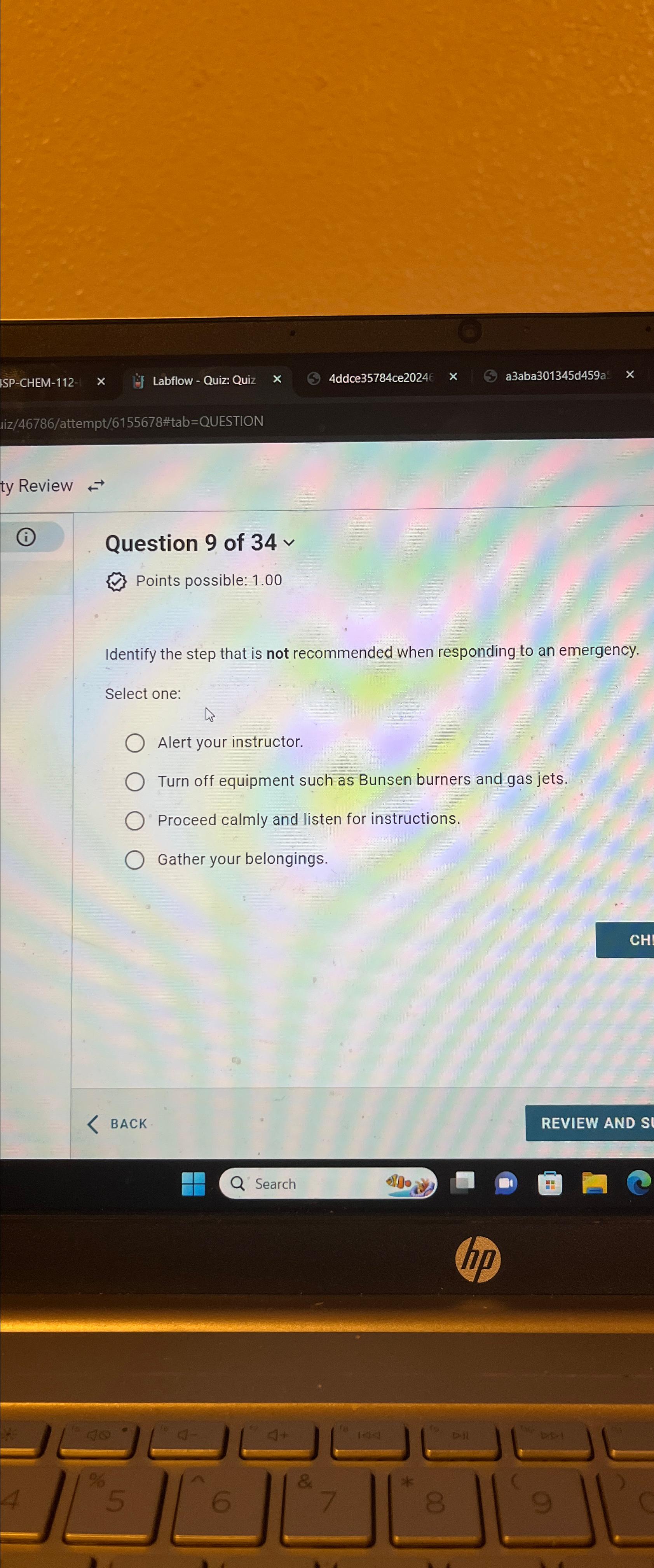 Solved ty Review(i) ﻿Question 9 ﻿of 34Points possible: | Chegg.com