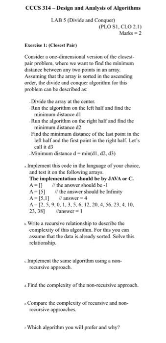 Solved - Run the algorithm on the left half and find the | Chegg.com